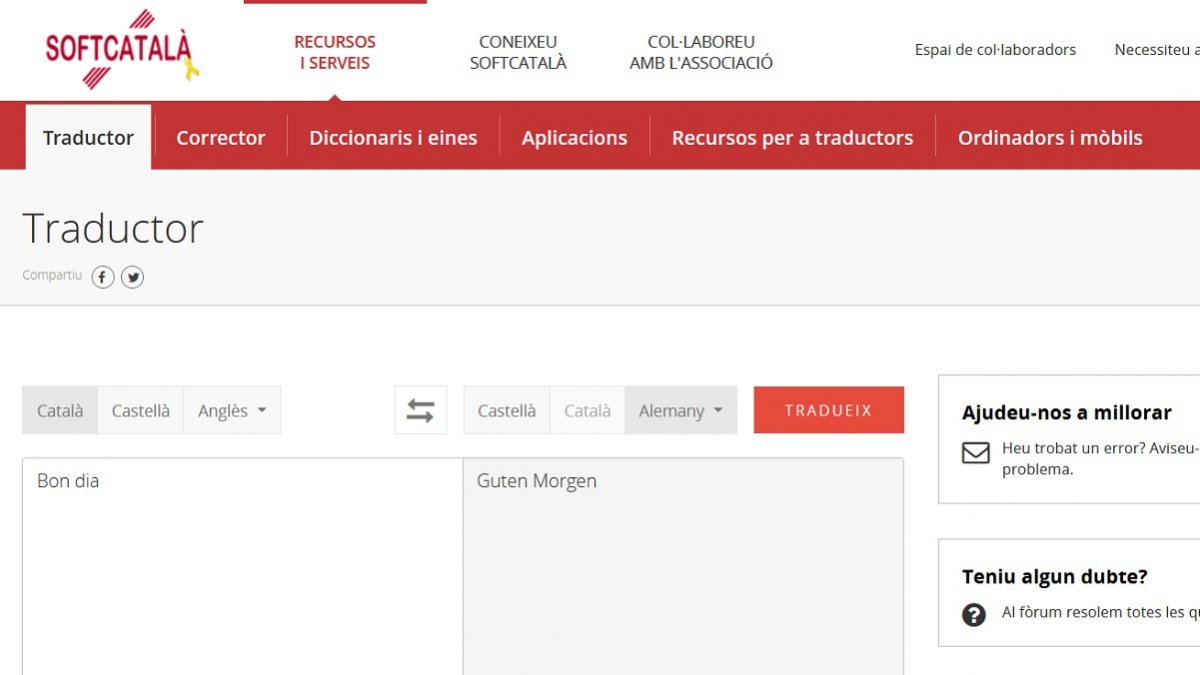 Softcatalà incorpora la traducció a l’alemany - MetaData